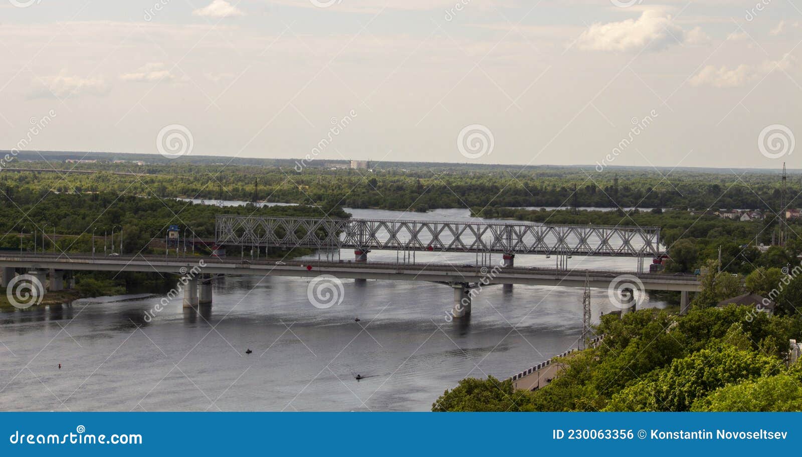 The Bridges Over the Sozh in Gomel Stock Photo - Image of inventions ...