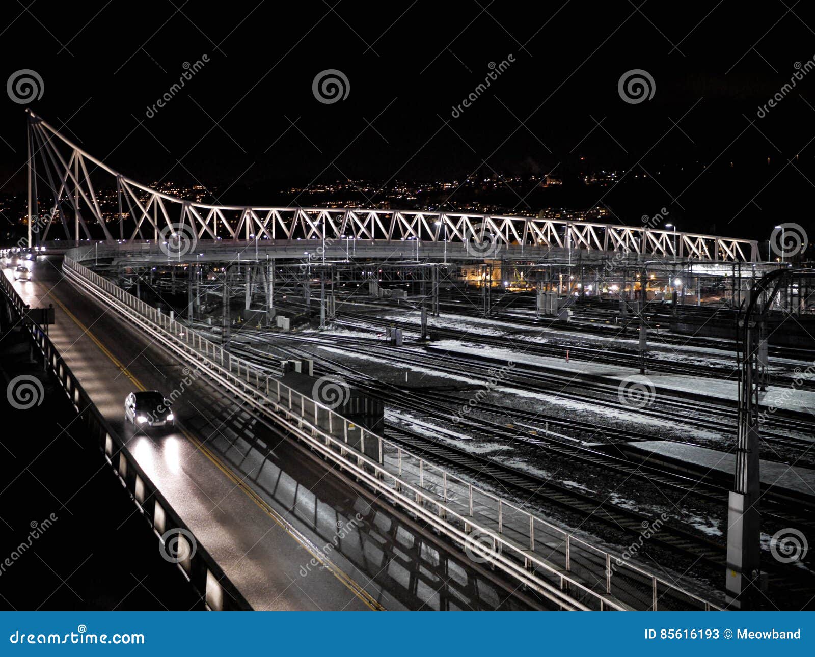 Bridge in Oslo stock image. Image of architecture, metal - 85616193