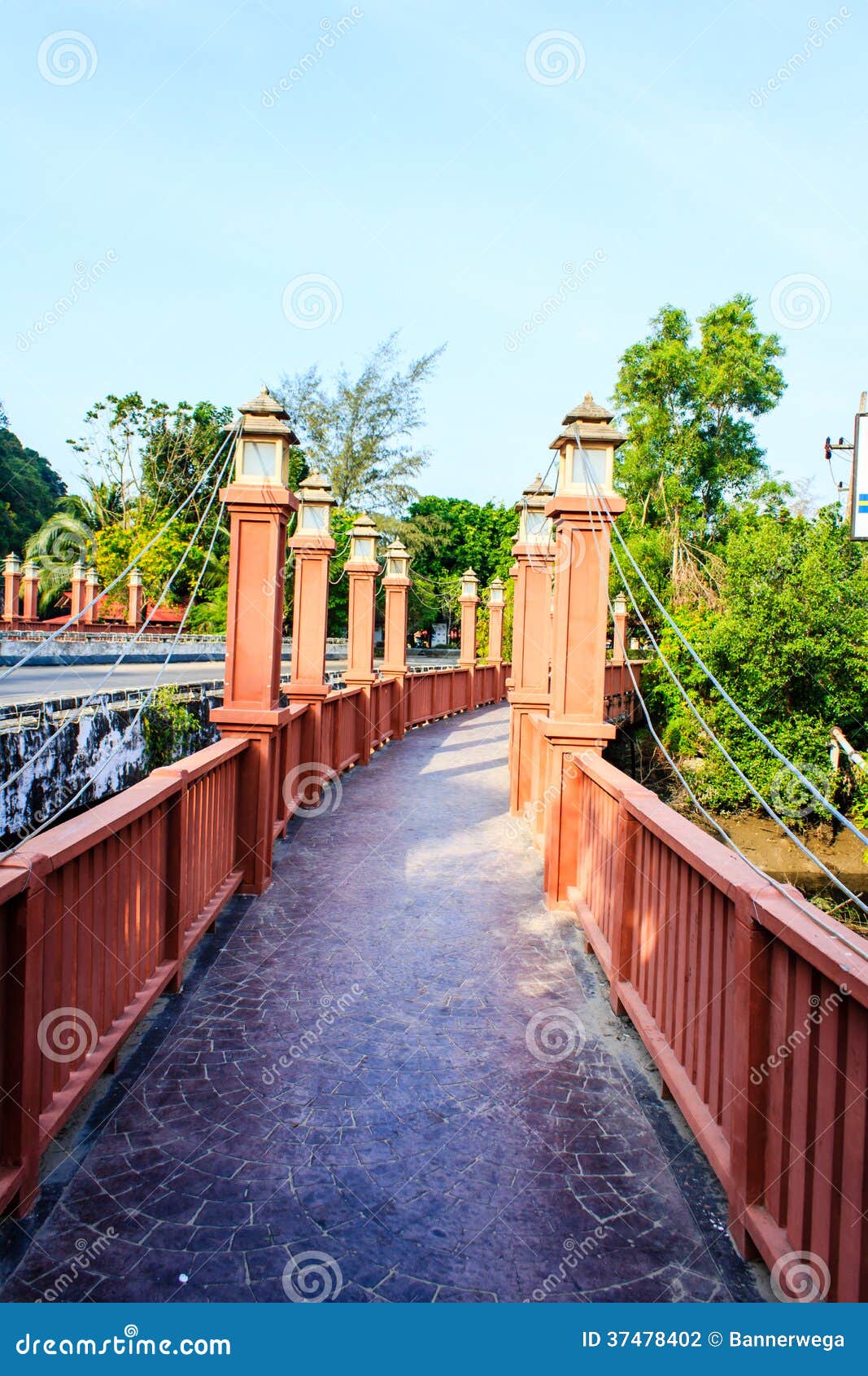 Bridge over the brook stock photo. Image of nature, ponder - 37478402