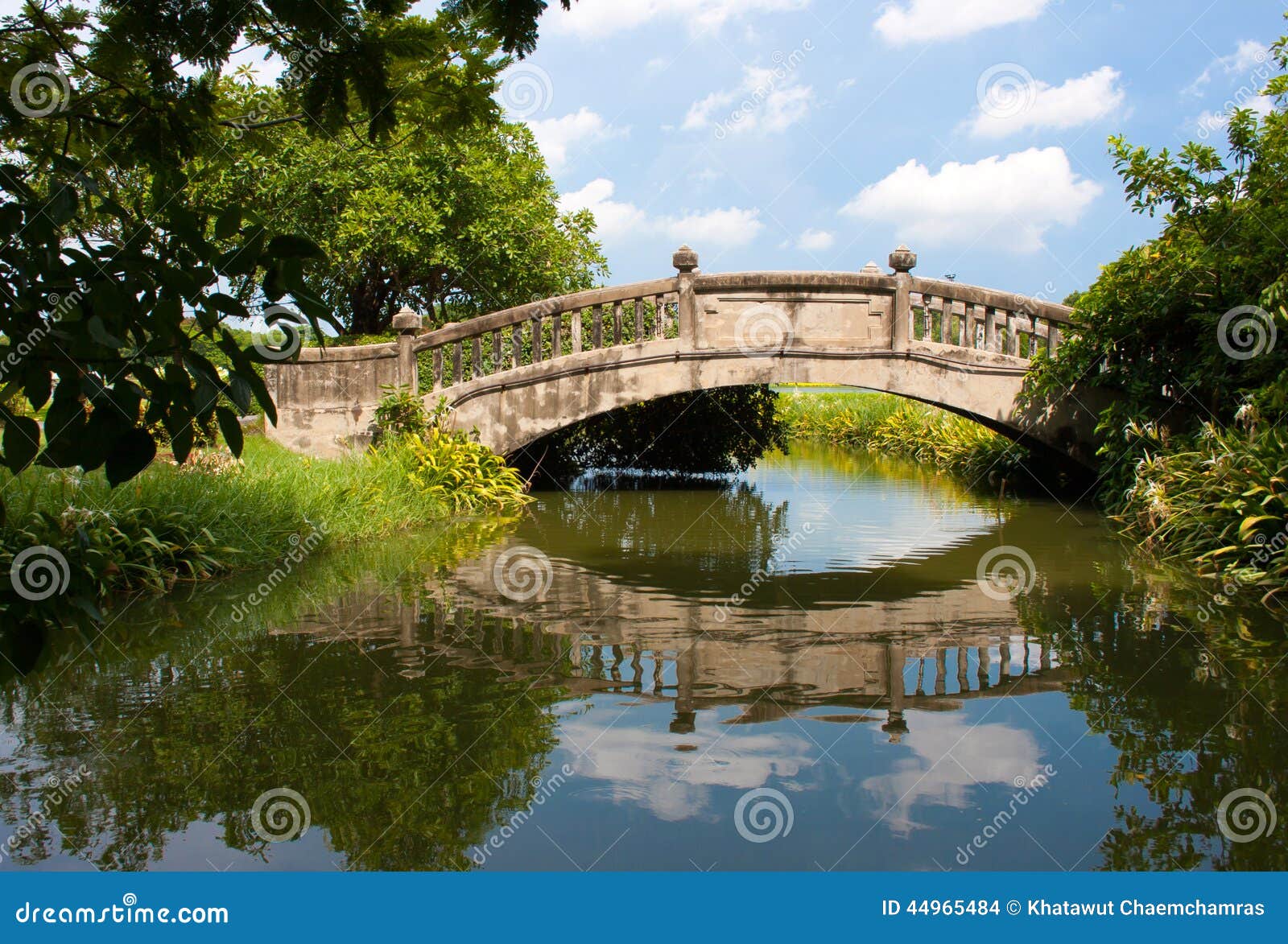 Bridge over canal stock photo. Image of scene, historic - 44965484