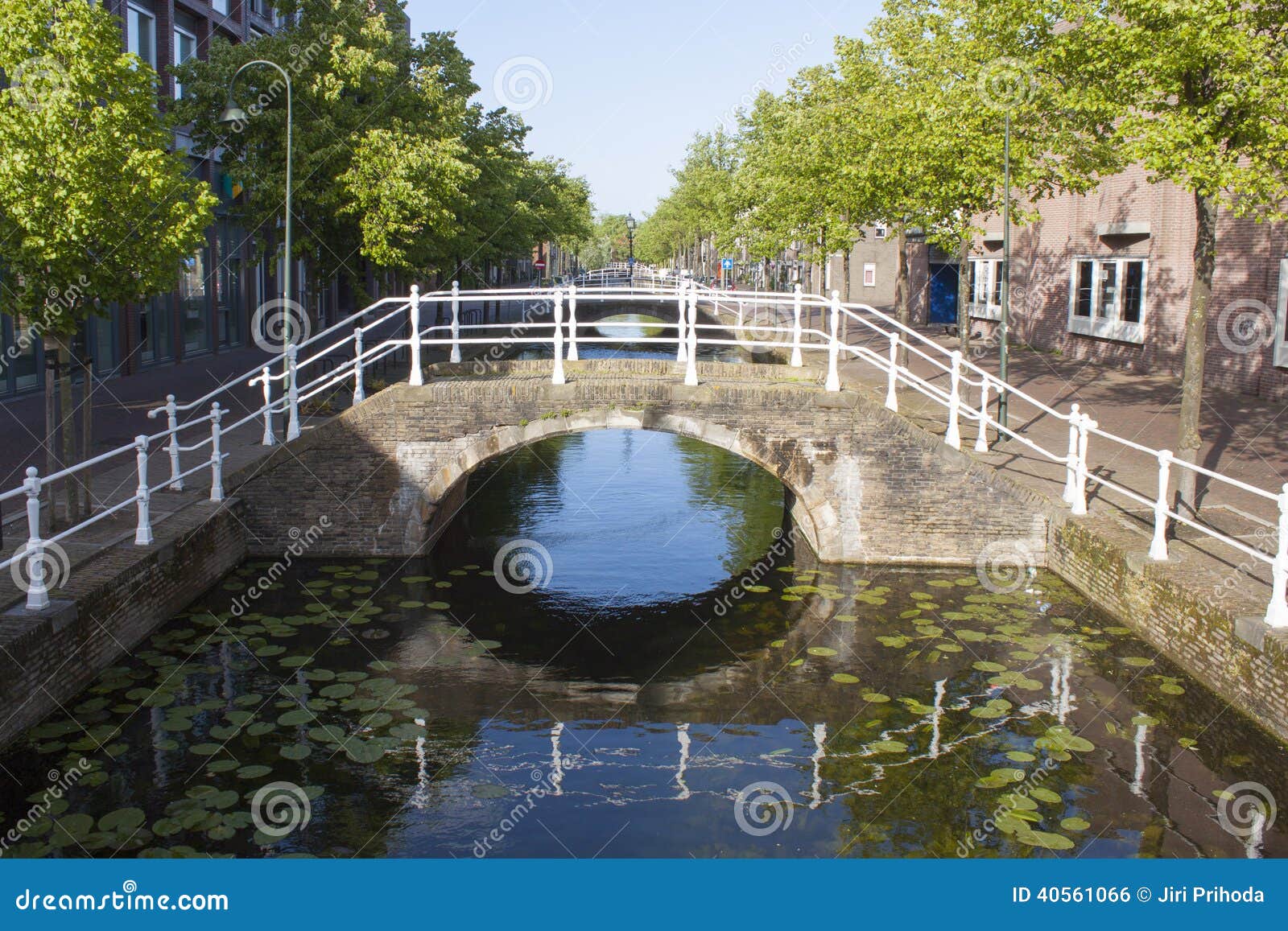 Bridge over canal stock photo. Image of holland, dutch - 40561066