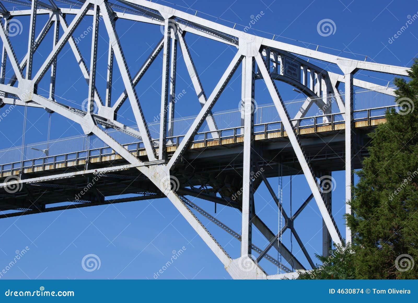 Bridge Over the Cape Cod Canal. Stock Photo - Image of highway ...