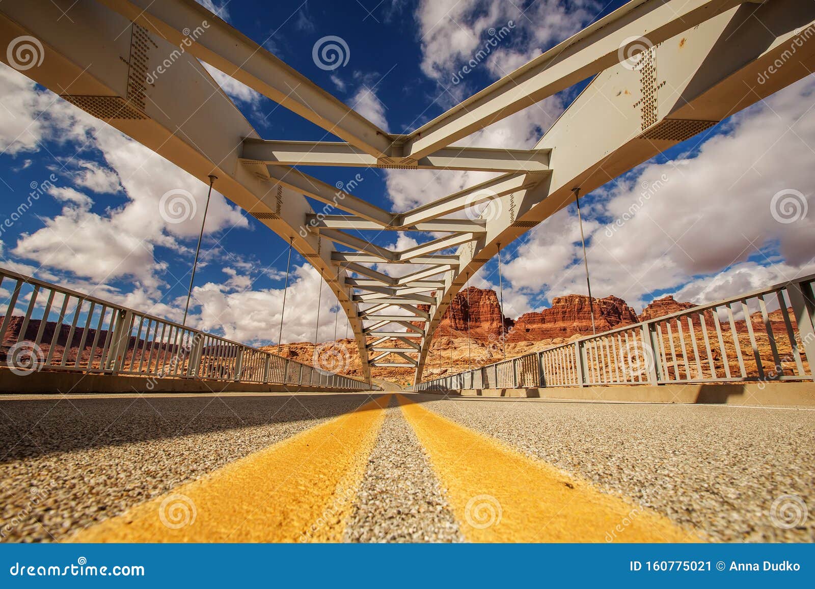 Bridge Over the Colorado River Stock Image - Image of canyon, arizona ...