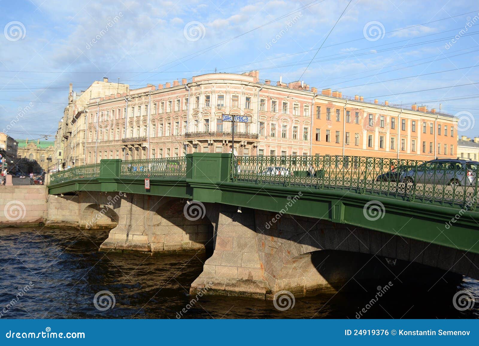 The Bridge Over the Fontanka Canal Editorial Photo - Image of beautiful ...