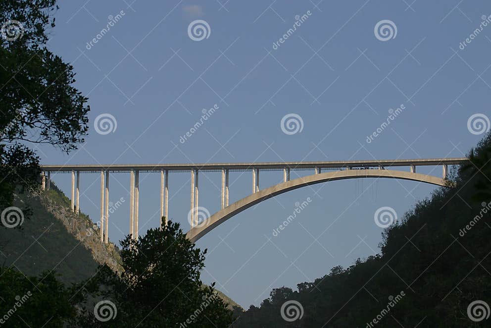 Bridge over gorge stock image. Image of jumping, africa - 10269861