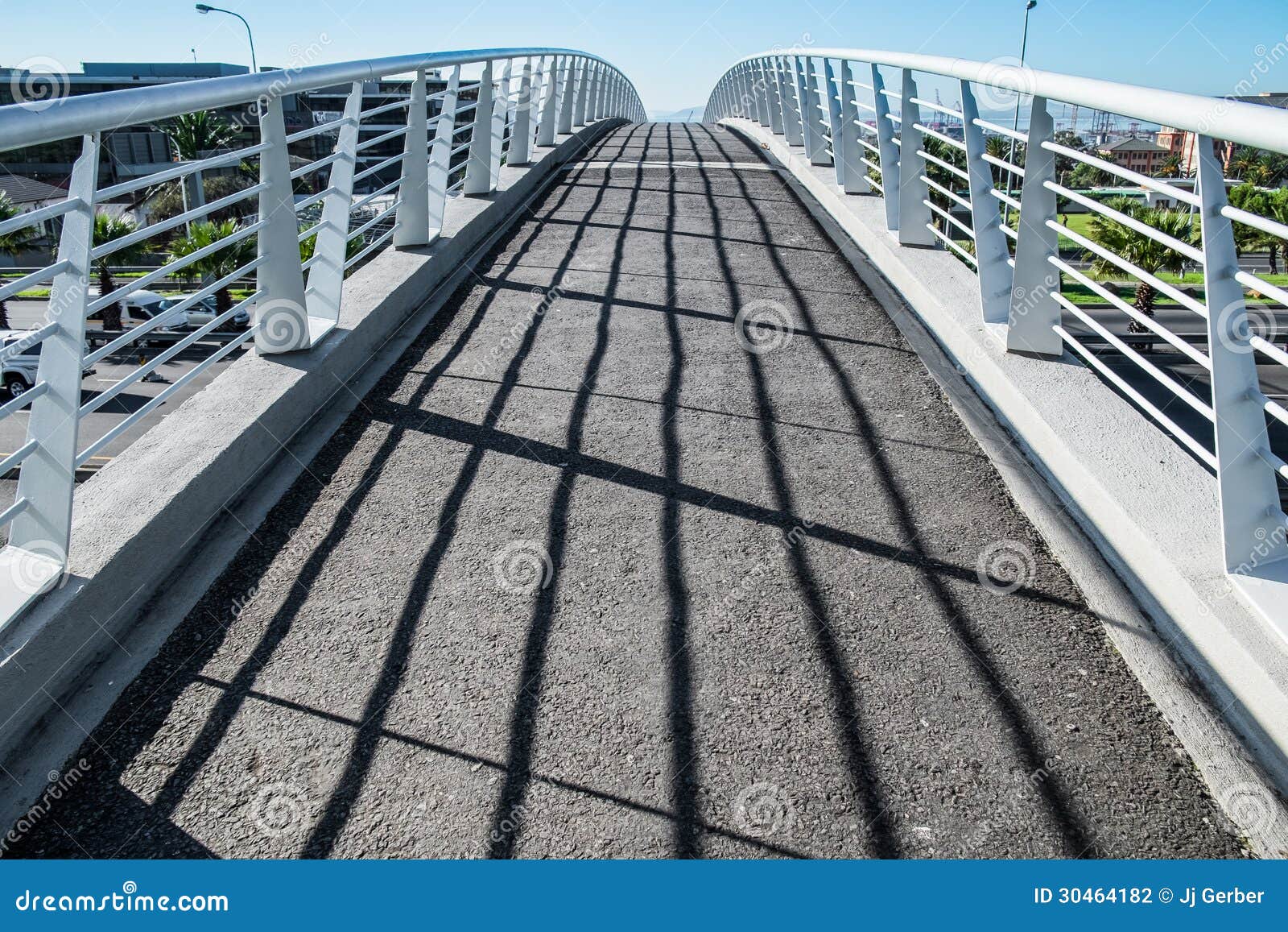 Bridge over highway stock photo. Image of park, street - 30464182