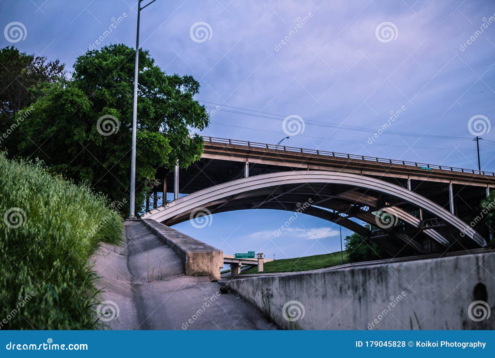 Bridge over intersection stock photo. Image of highway - 179045828