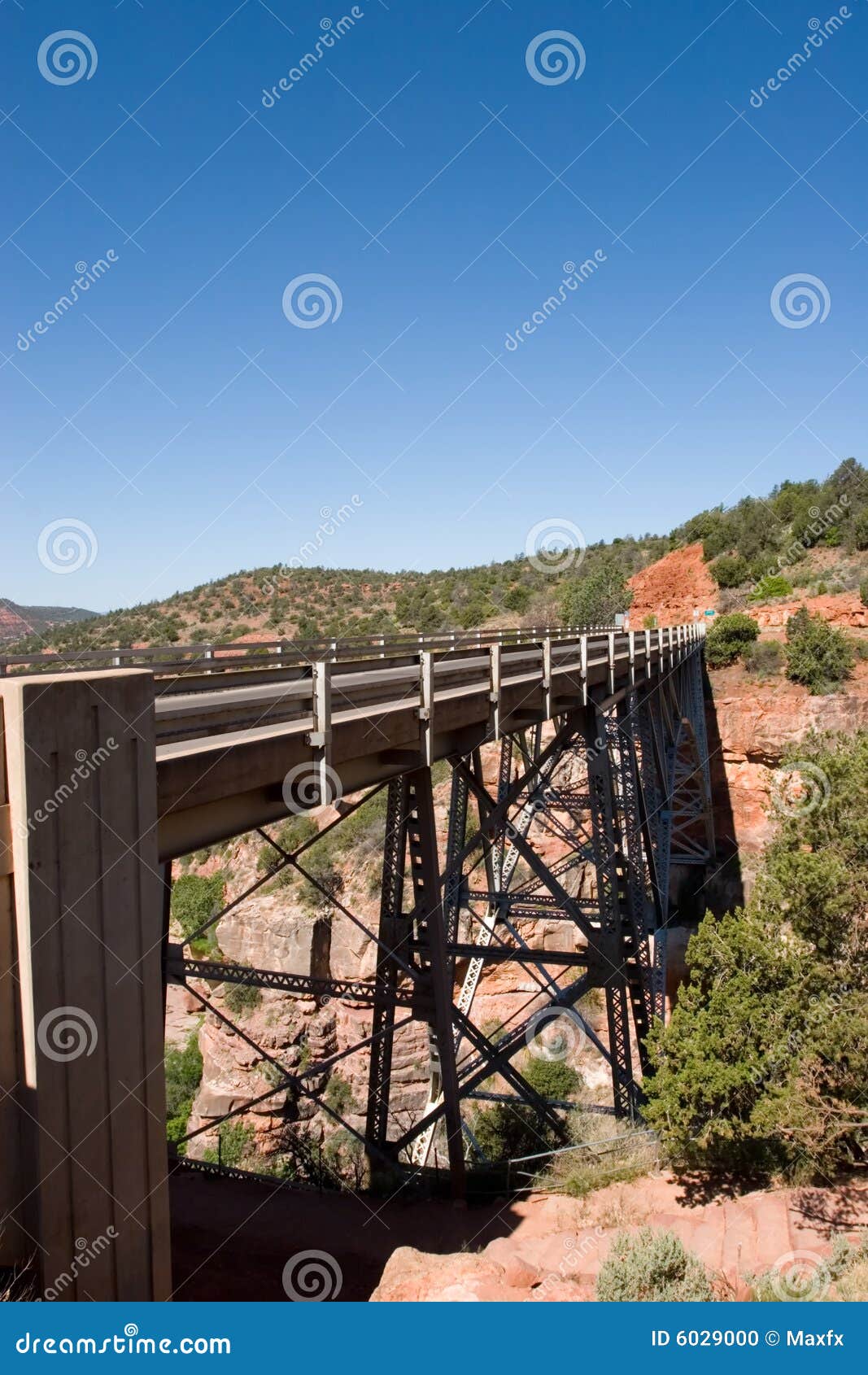 Bridge Over Oakcreek in Arizona Stock Photo - Image of vacation ...