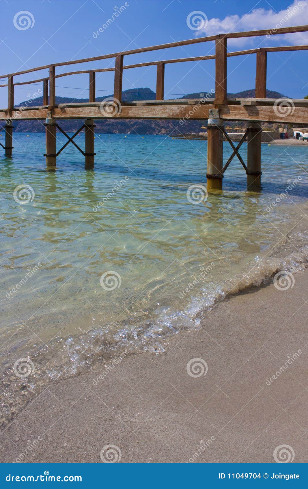 Bridge over the ocean stock photo. Image of bridge, holiday - 11049704