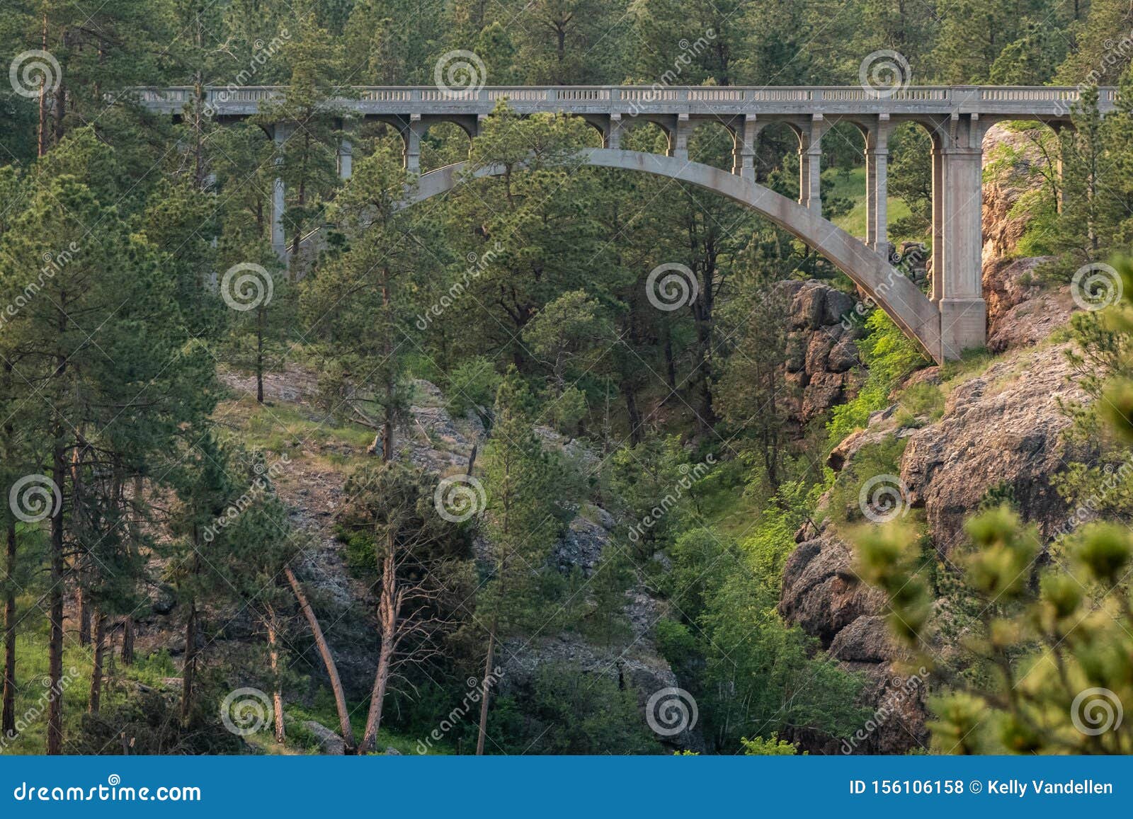 Bridge Over Ravine in Wind Cave Stock Photo - Image of mountains ...