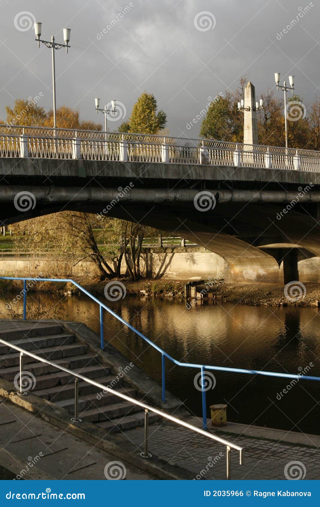 Bridge over the river stock photo. Image of column, massive - 2035966
