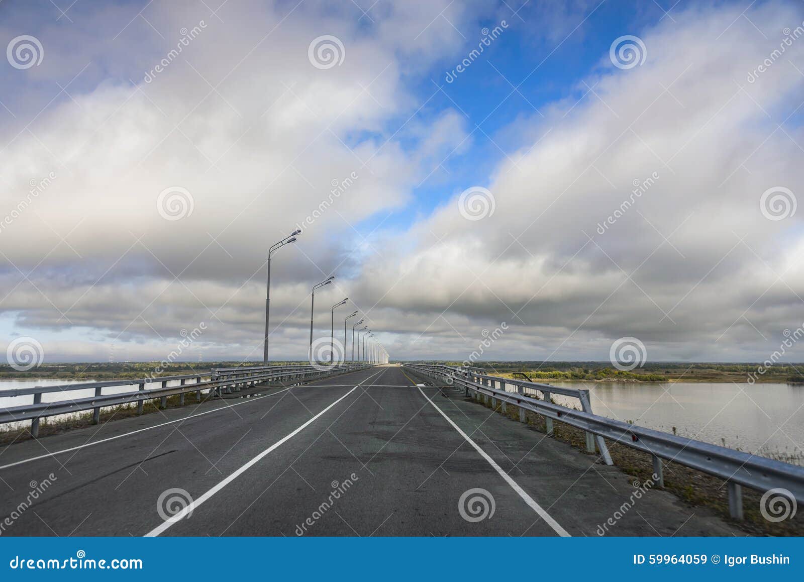 Bridge over river. stock image. Image of highway, bridge - 59964059
