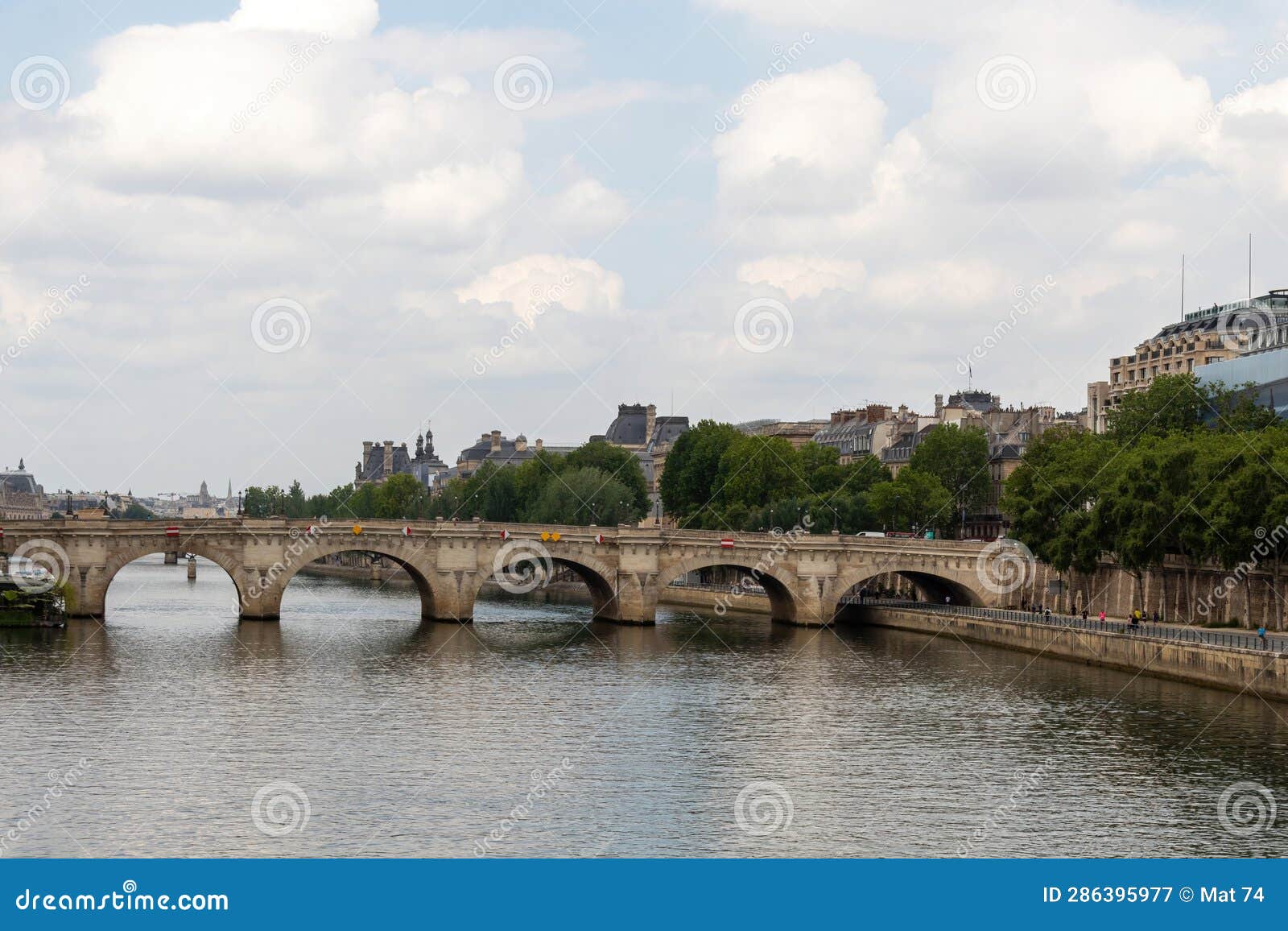 Bridge over the river stock image. Image of architecture - 286395977