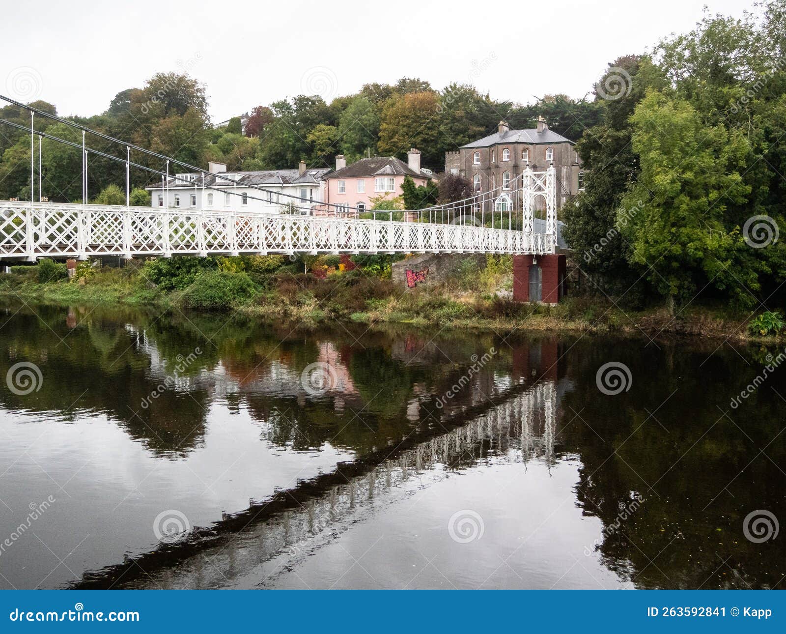 Bridge Over the River Lee in Cork, Ireland Stock Image - Image of ...