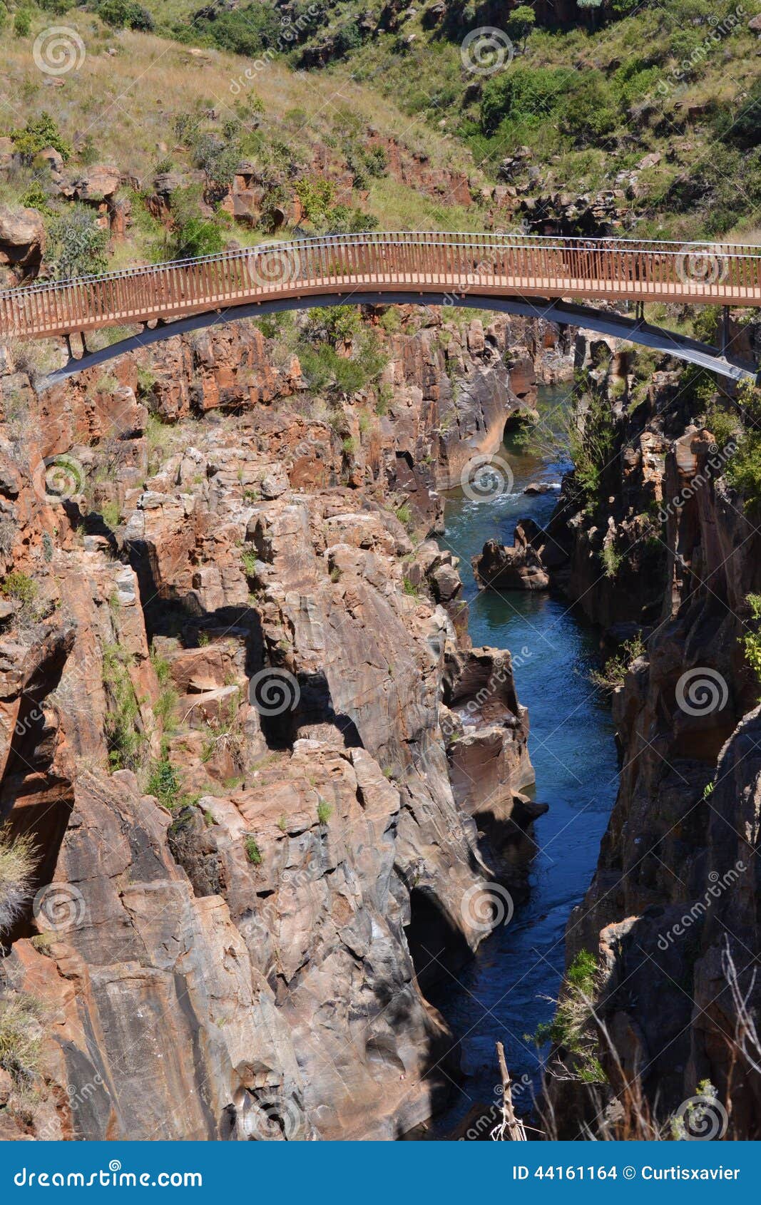 Bridge over river. stock photo. Image of bridge, graskop - 44161164