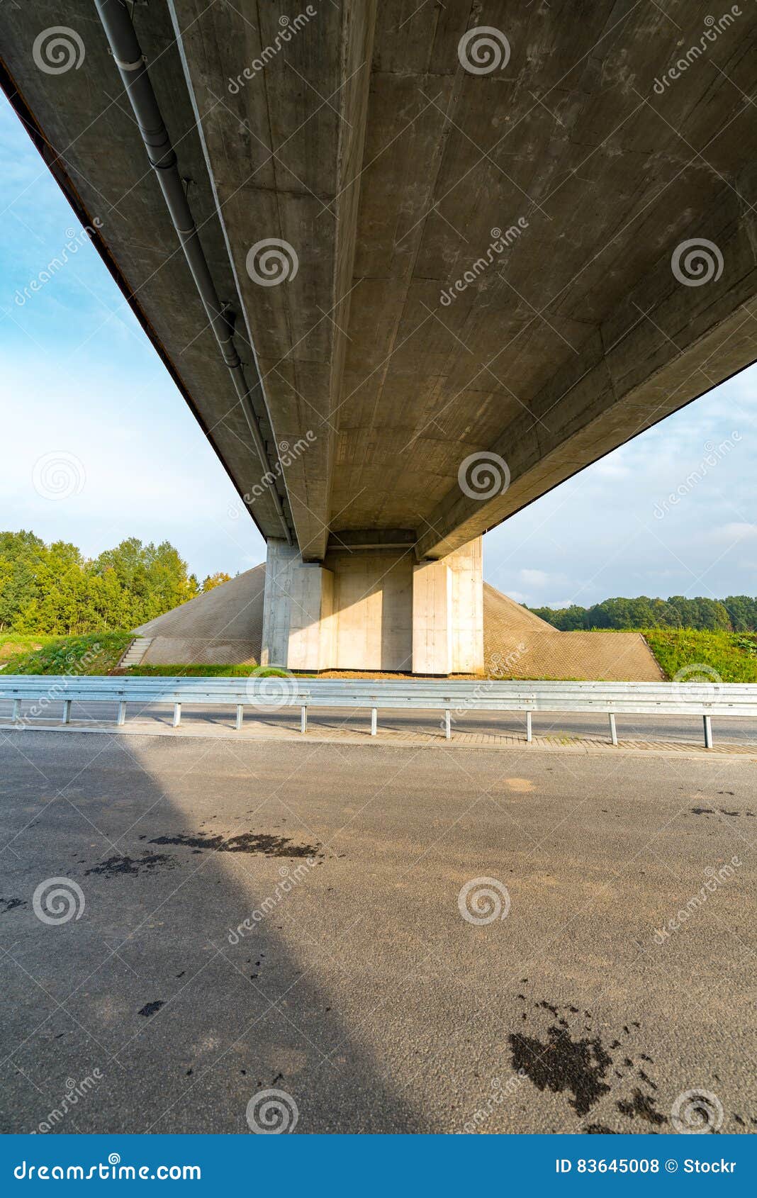 Bridge over the road stock photo. Image of horizon, bridge - 83645008