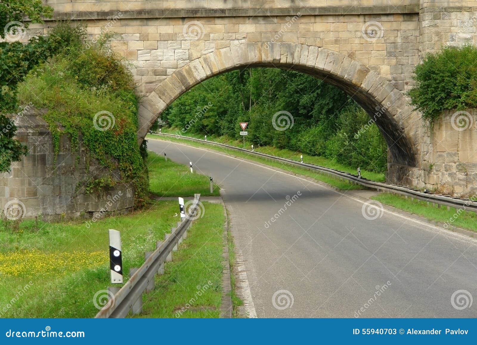 Bridge over the road stock image. Image of road, transport - 55940703