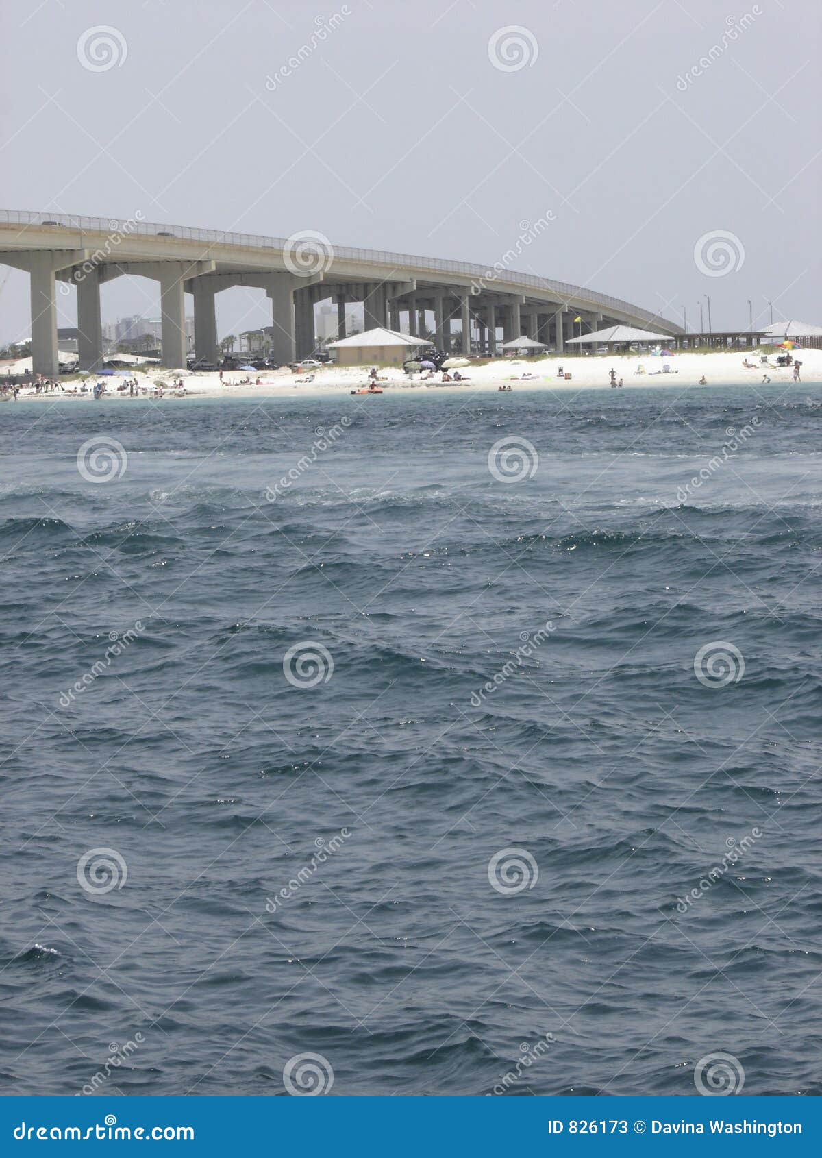 Bridge Over Rough Waters stock image. Image of sand, water - 826173