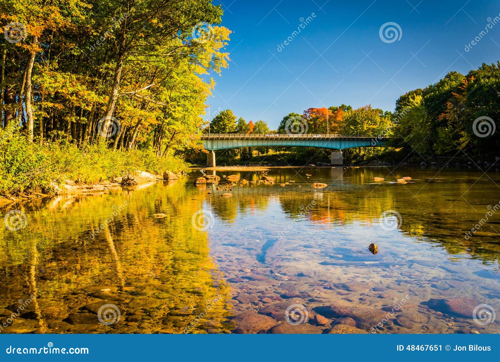 The Saco River Adjoining The Two Towns Of Biddeford And Saco In Maine ...