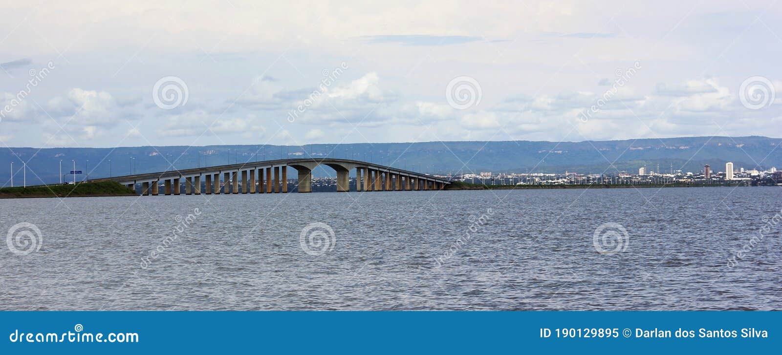 Bridge Over the Tocantins River in Palmas Brazil Stock Image - Image of ...