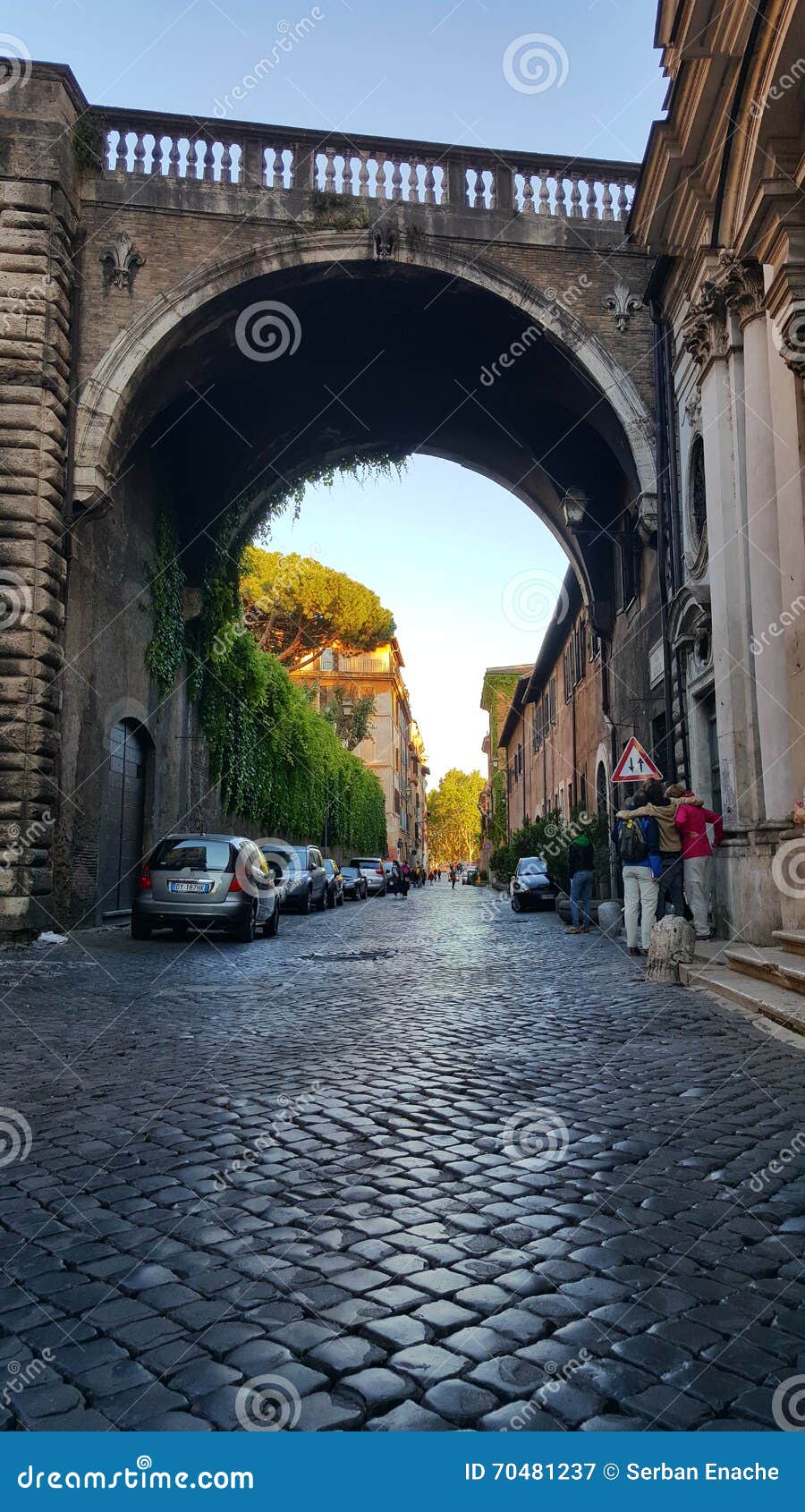 Bridge Over Via Giulia, Rome, Italy Editorial Photography - Image of ...