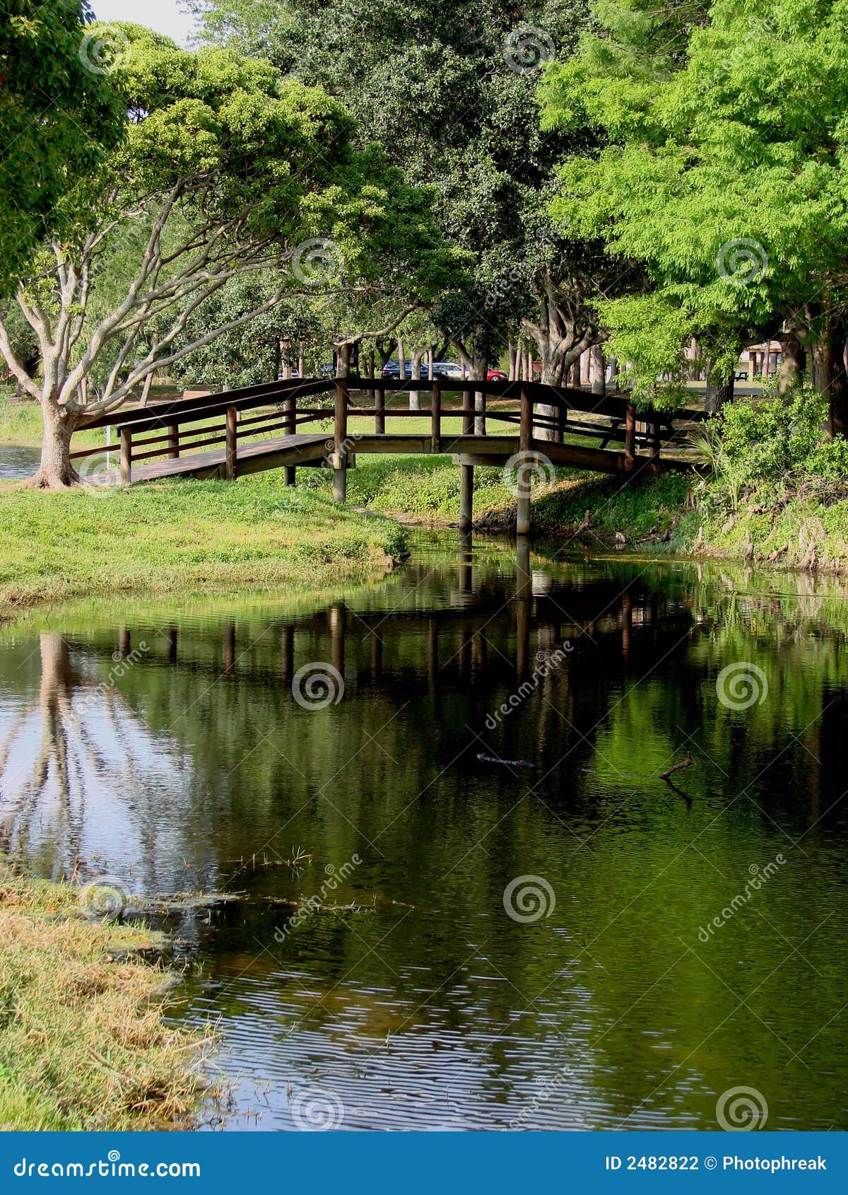 Bridge over Water stock photo. Image of reflections, crossing - 2482822