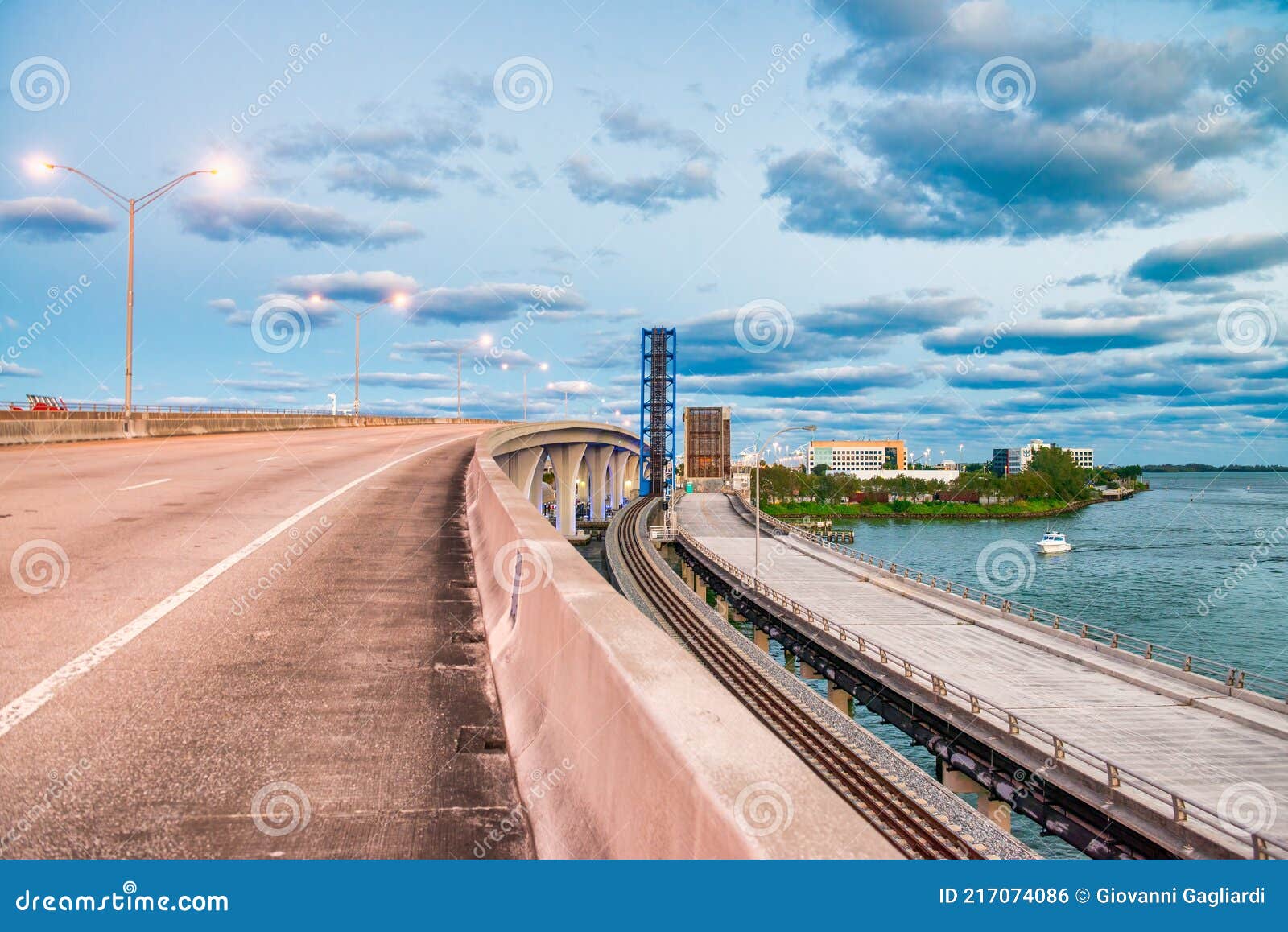 A Bridge Over Water in Miami, Florida Stock Photo - Image of outdoors ...
