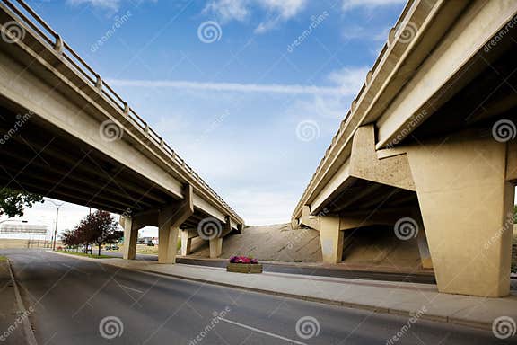 Bridge Overpass stock photo. Image of architecture, road - 3728144