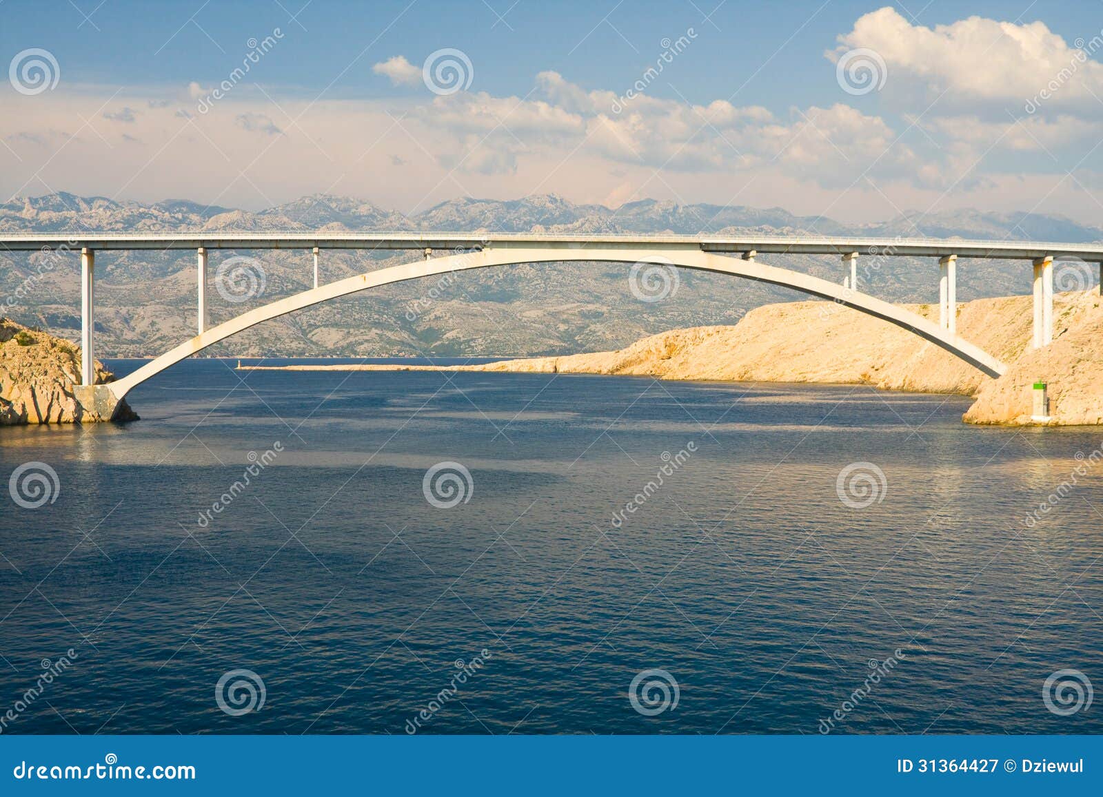 Bridge, Pag Island, Croatia Stock Image - Image of desert, resorts ...