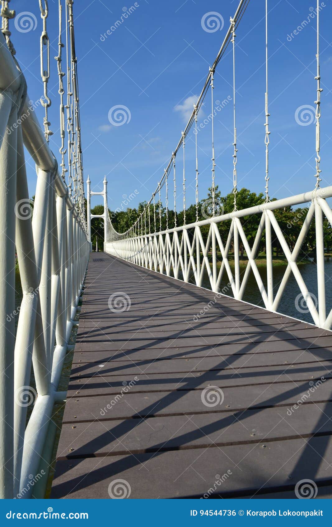 Bridge in park stock photo. Image of nature, bridge, path - 94544736