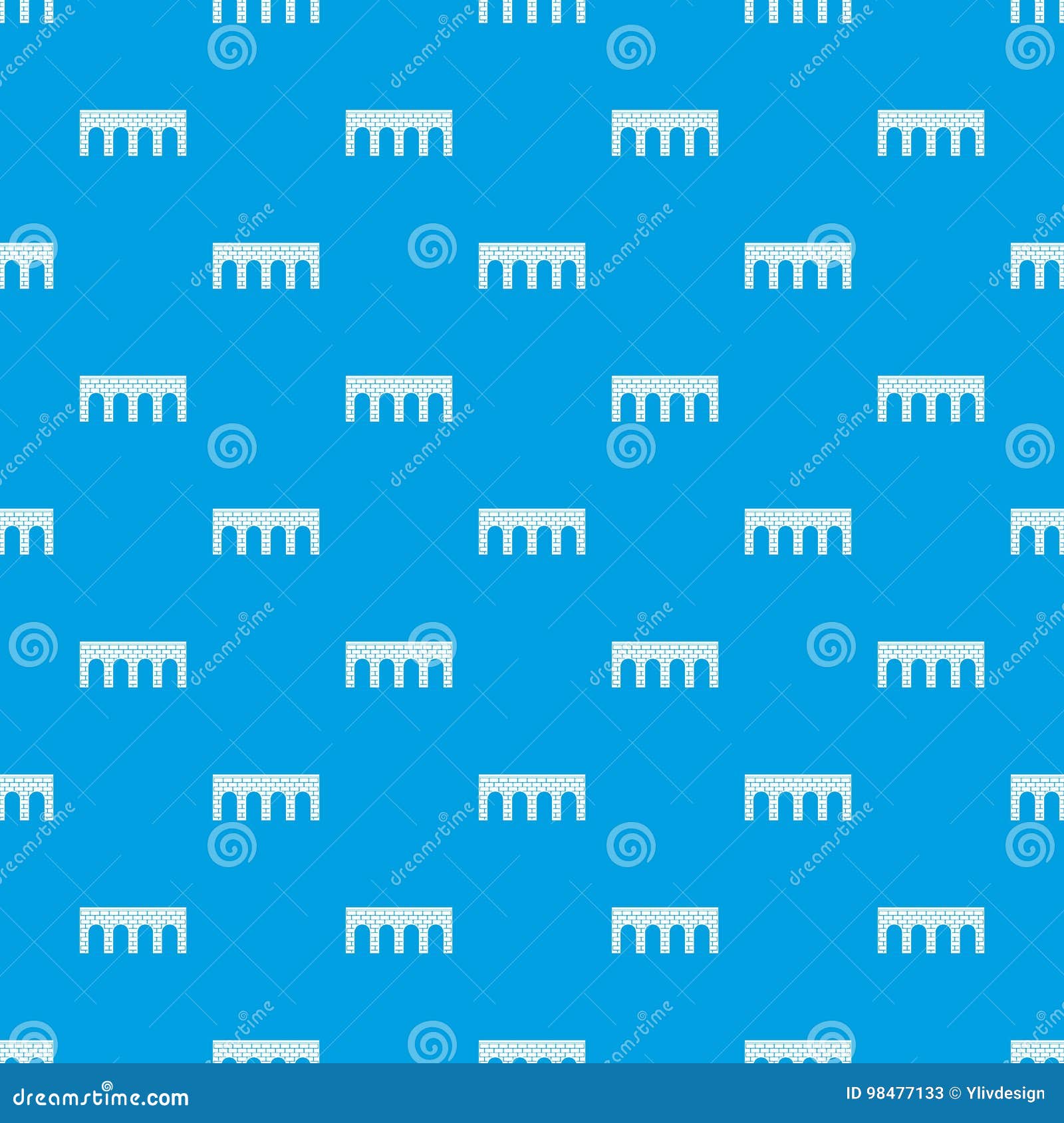 Bridge Pattern Seamless Blue Stock Vector - Illustration of blog ...