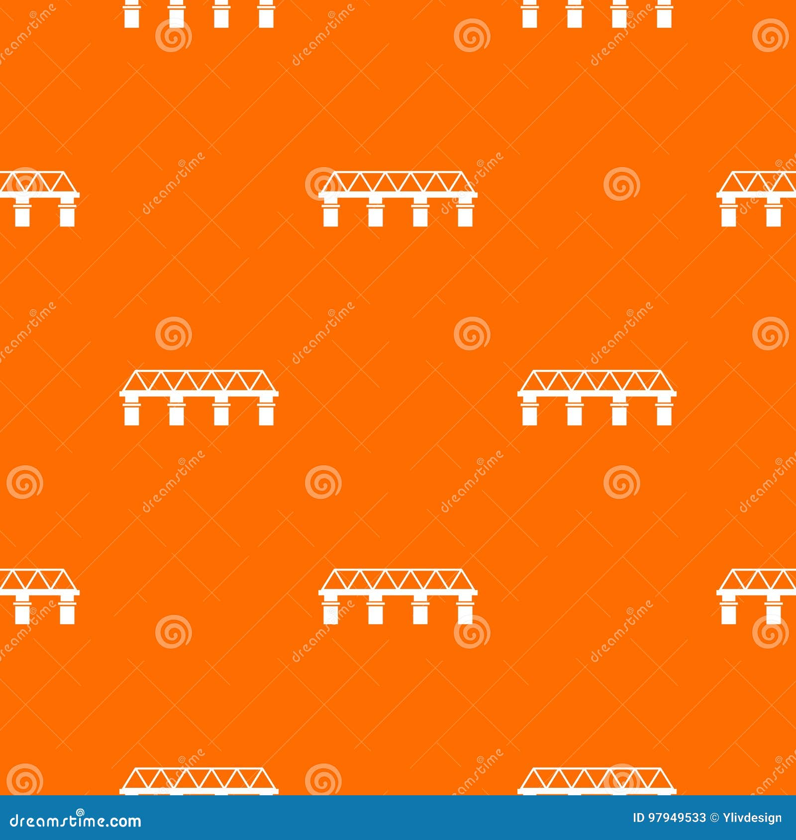 Bridge pattern seamless stock vector. Illustration of blog - 97949533