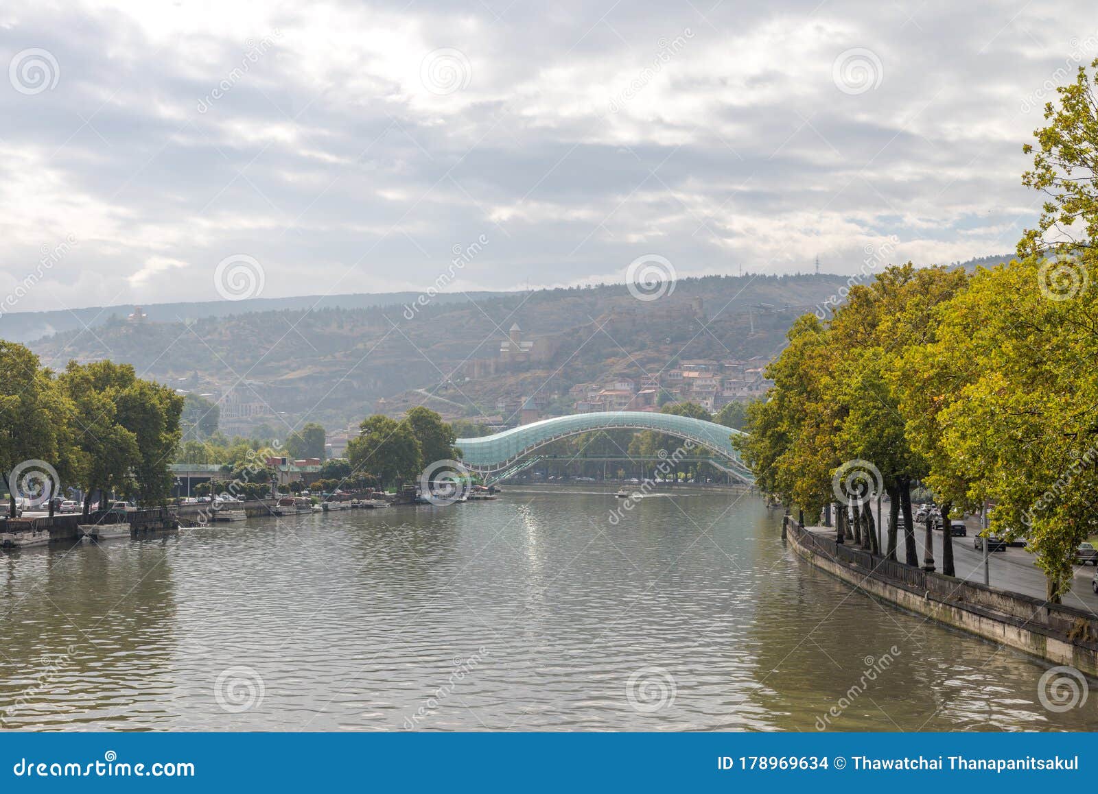 Bridge of Peace, Tbilisi Georgia 2019 Editorial Stock Image - Image of ...