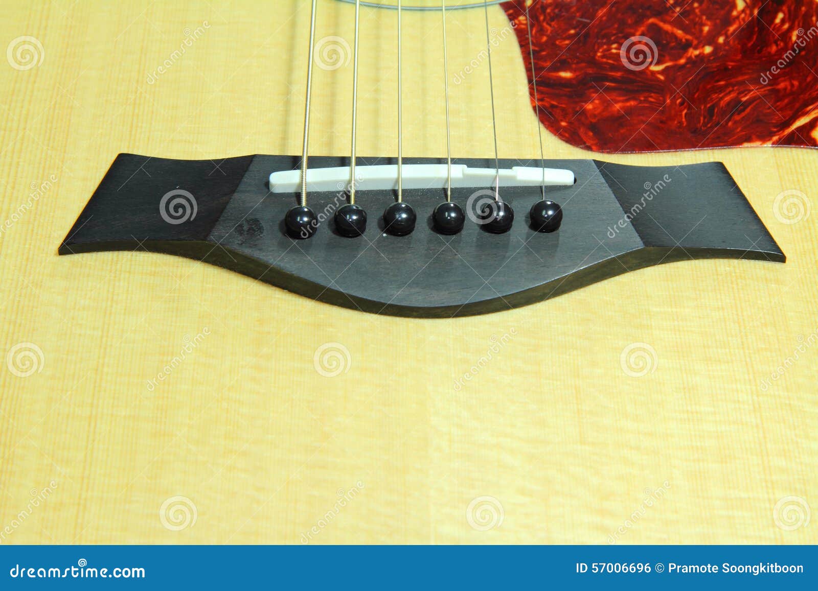 Bridge Pins of Acoustic Guitar Stock Photo - Image of closeup, rock ...