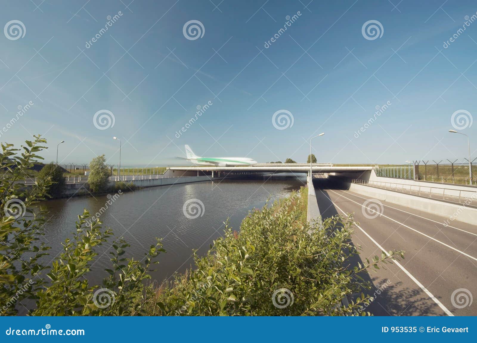 A bridge for planes stock image. Image of bridge, aero - 953535