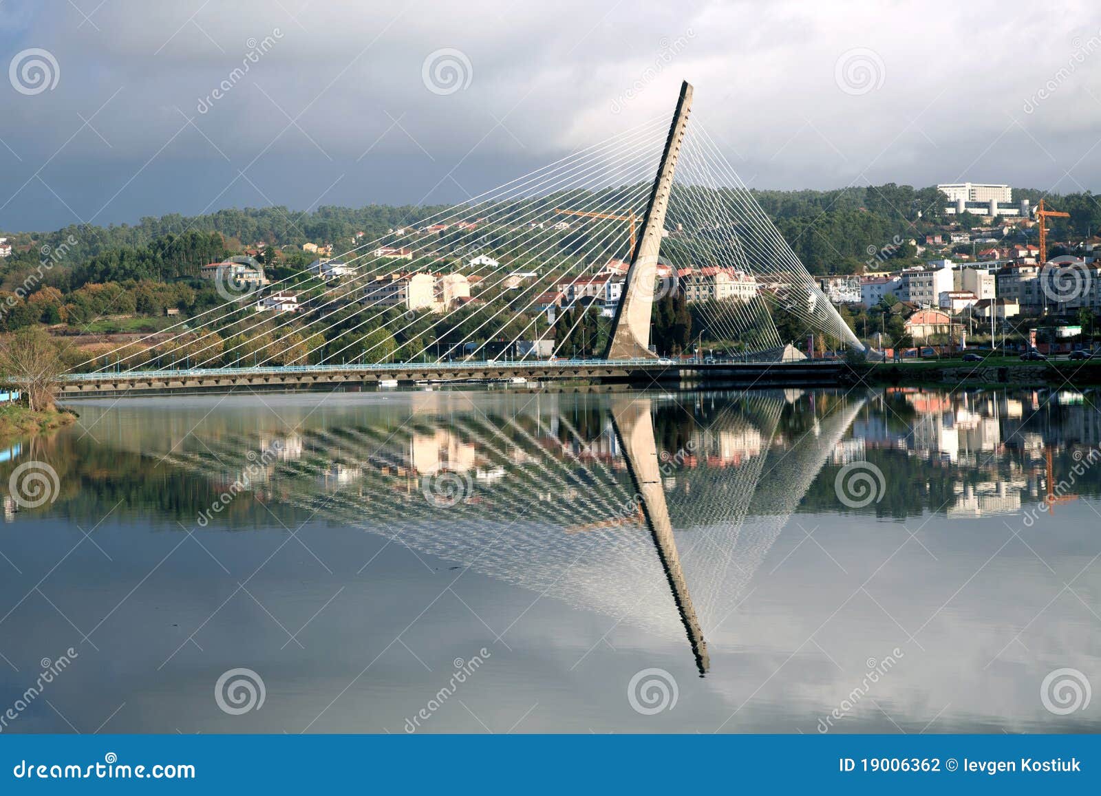 Bridge in Pontevedra. Galicia Stock Photo - Image of river, pillar ...