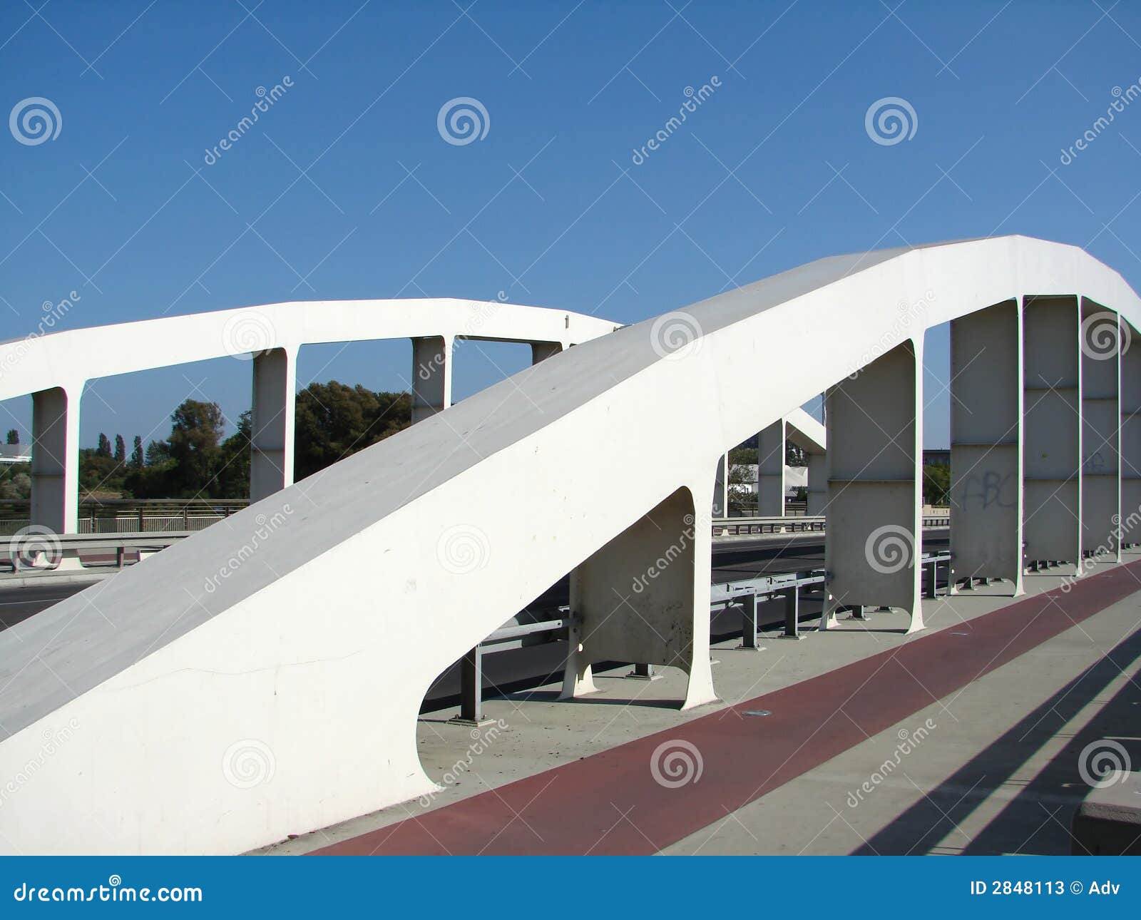 Bridge in poznan poland stock image. Image of narrows - 2848113