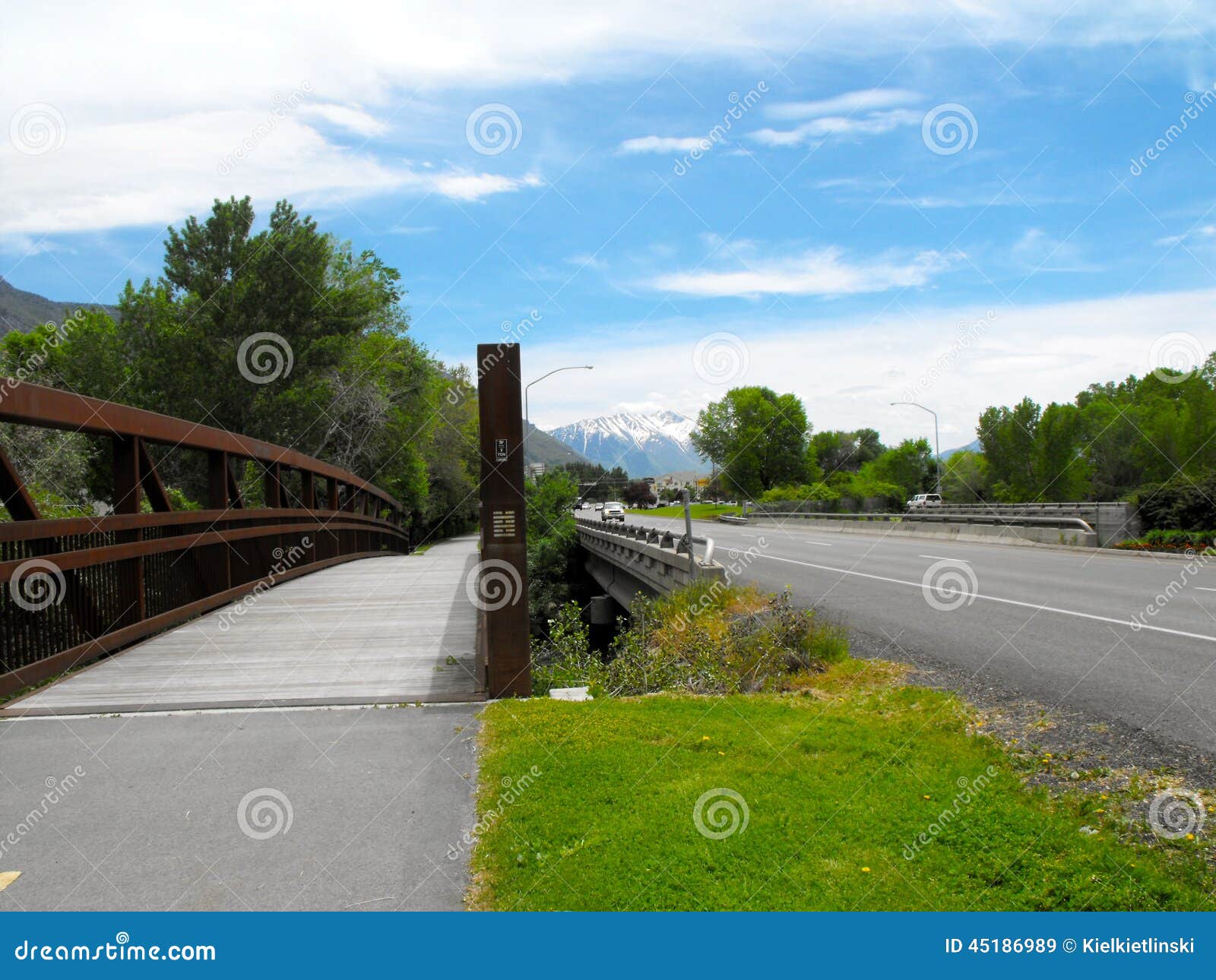 Bridge in Provo, UT stock image. Image of road, scene - 45186989
