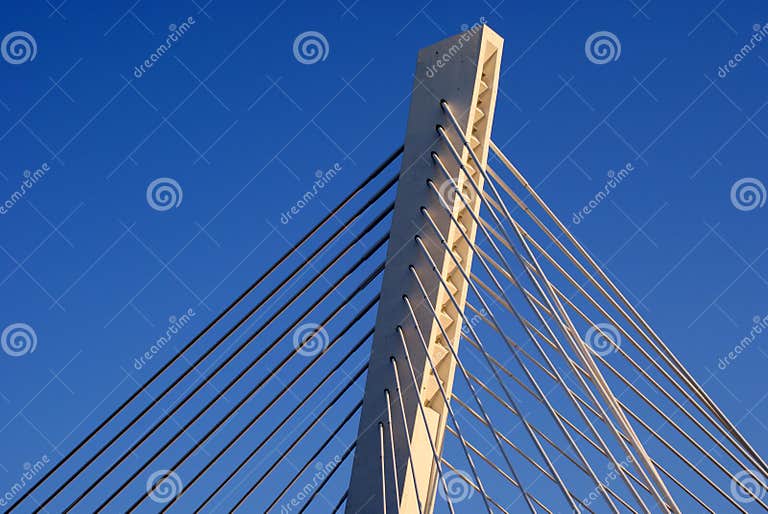 Bridge pylon editorial photography. Image of millennium - 17781182
