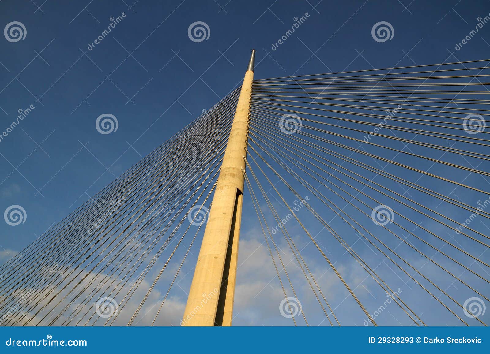 Bridge pylon stock image. Image of tall, huge, suspension - 29328293