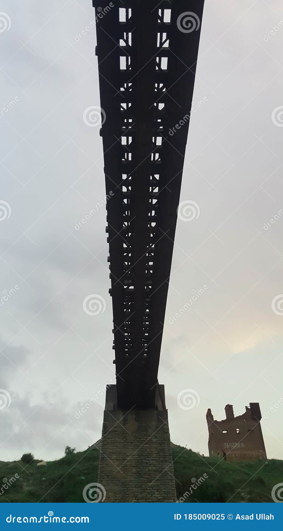 A Bridge of Rail or Patri of Train Over a River in Pakistan, Made by ...