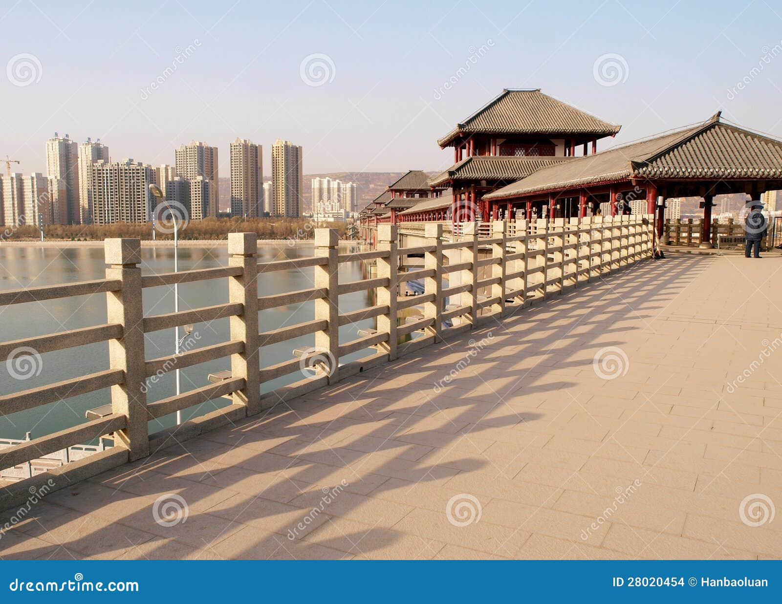 Bridge railing stock photo. Image of traditional, highrise - 28020454