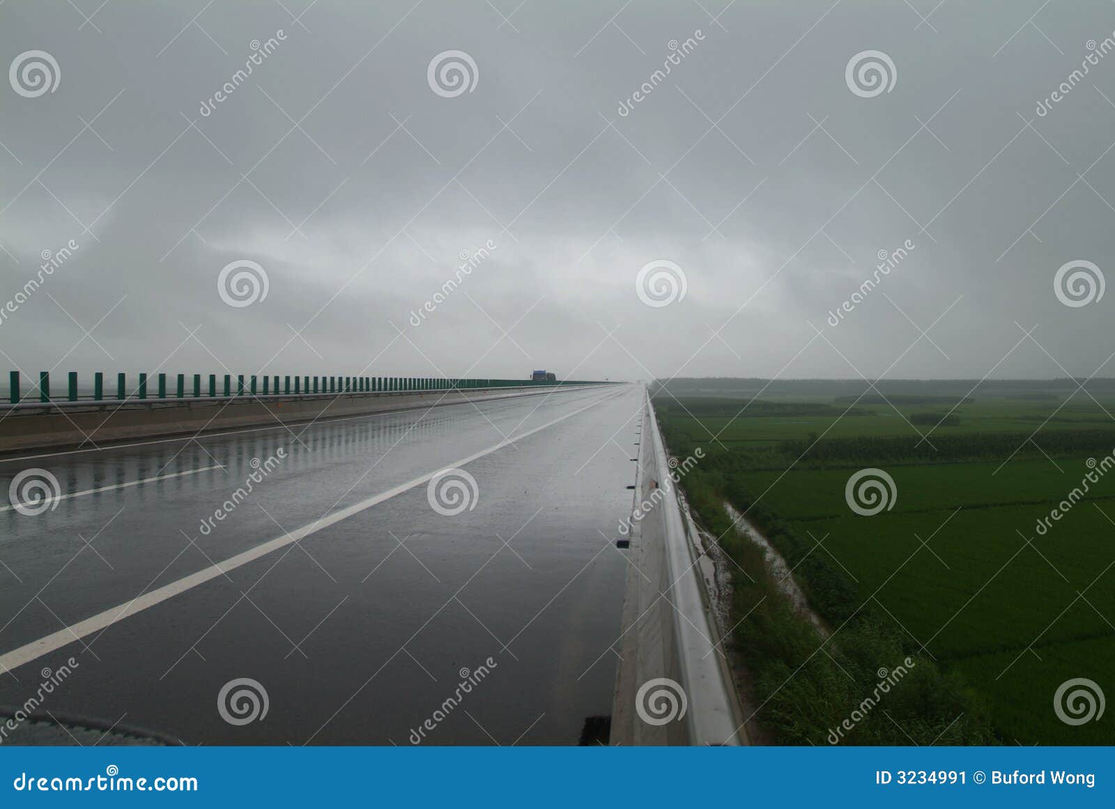 Bridge in Rain stock image. Image of beautiful, travel - 3234991