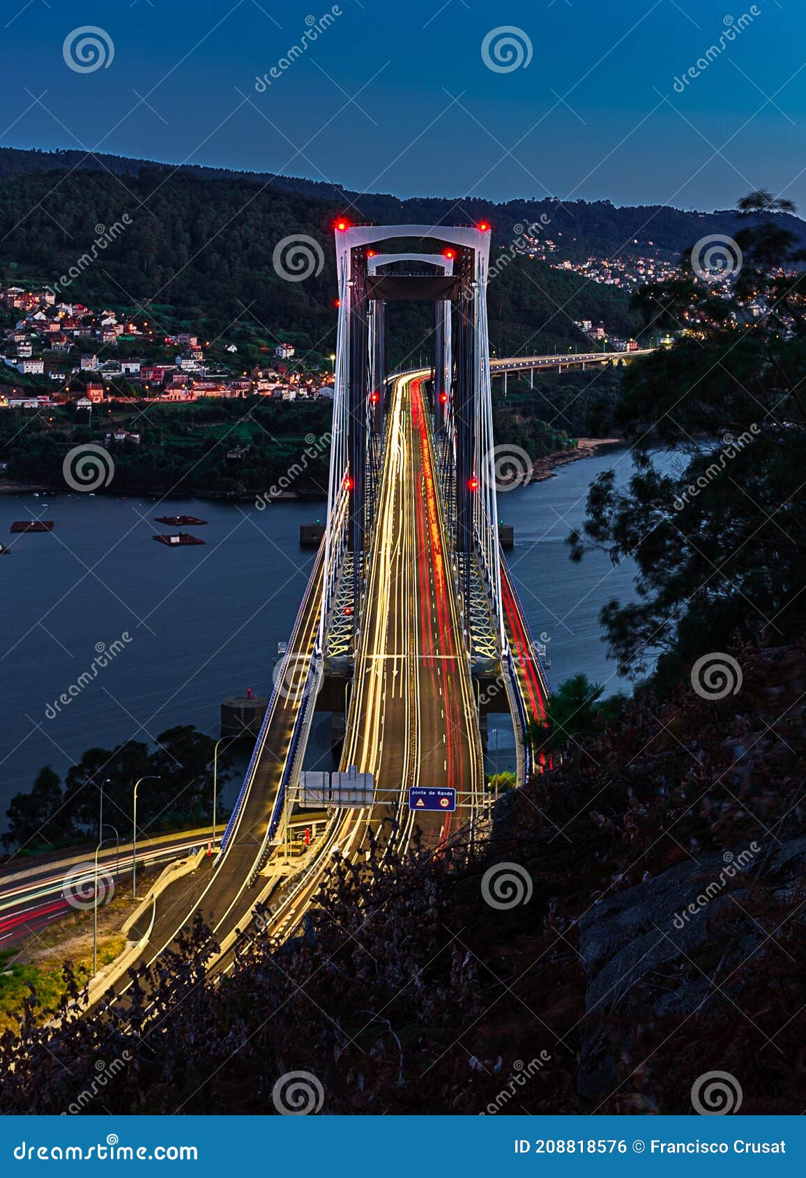 BRIDGE of RANDE VIGO stock photo. Image of urban, landmark - 208818576