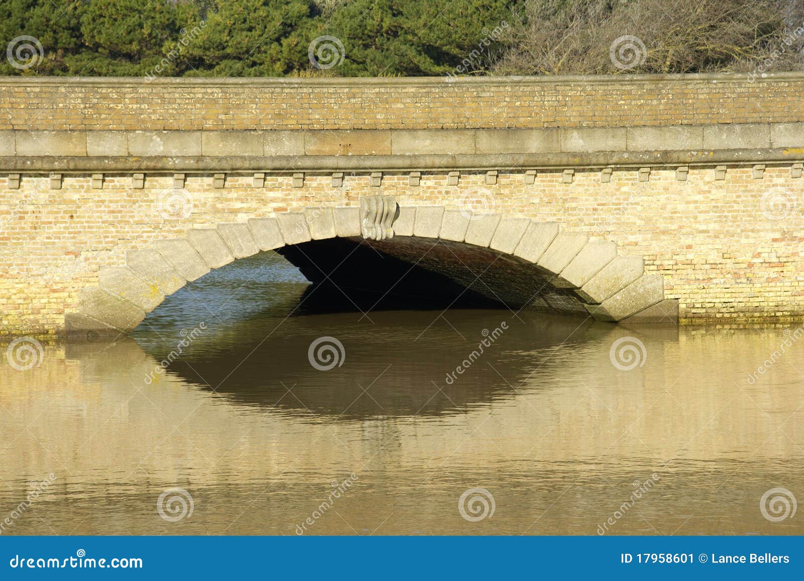 Bridge and reflection stock image. Image of golden, reflection - 17958601