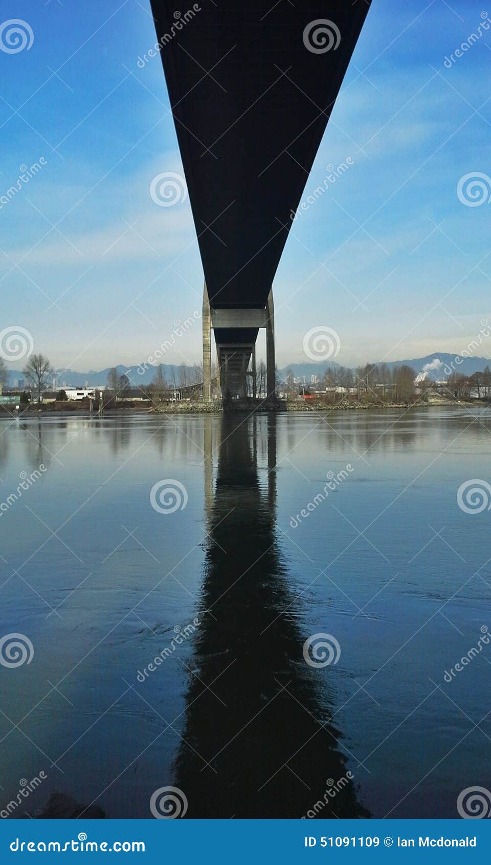 Bridge Reflection stock image. Image of reflection, river - 51091109