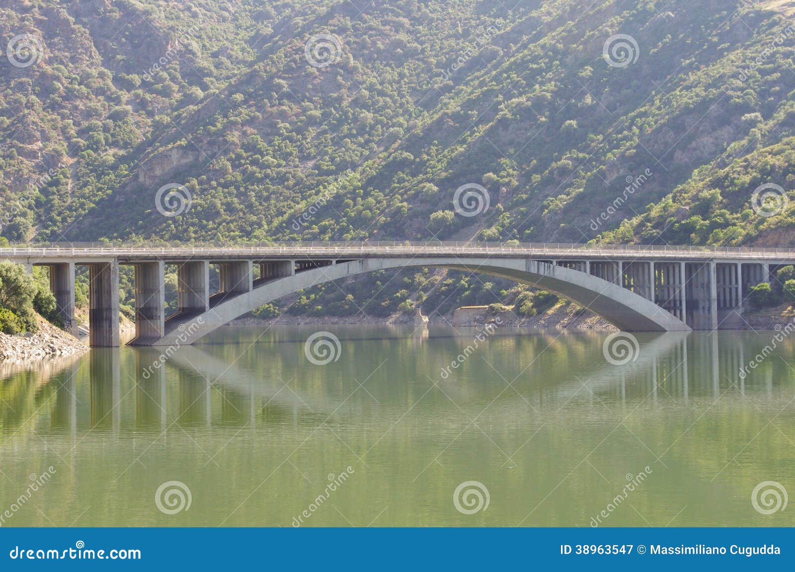 Bridge reflection stock image. Image of nature, ocean - 38963547