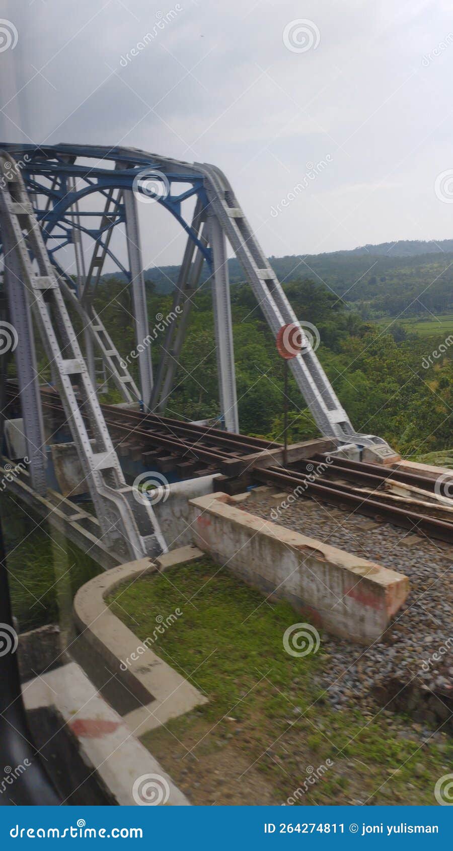 Bridge Renovation in Railway Stock Image - Image of landmark, walkway ...