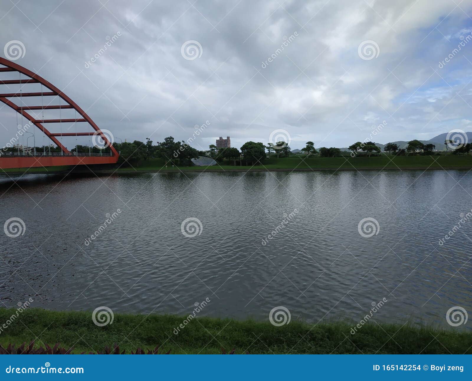 Bridge stock photo. Image of bridge, grass, beautiful - 165142254