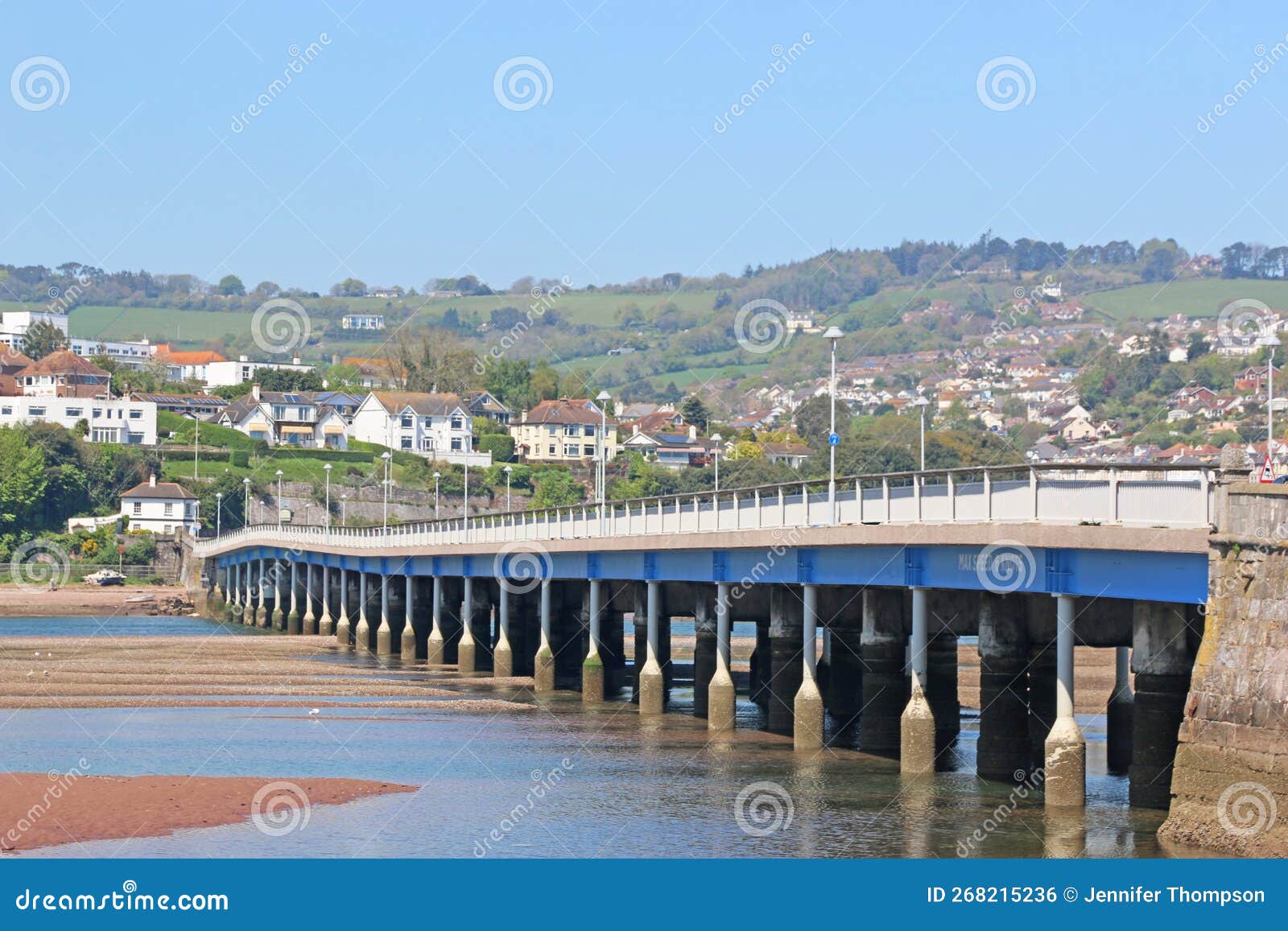Bridge on the River Teign at Shaldon, Devon, Stock Photo - Image of ...